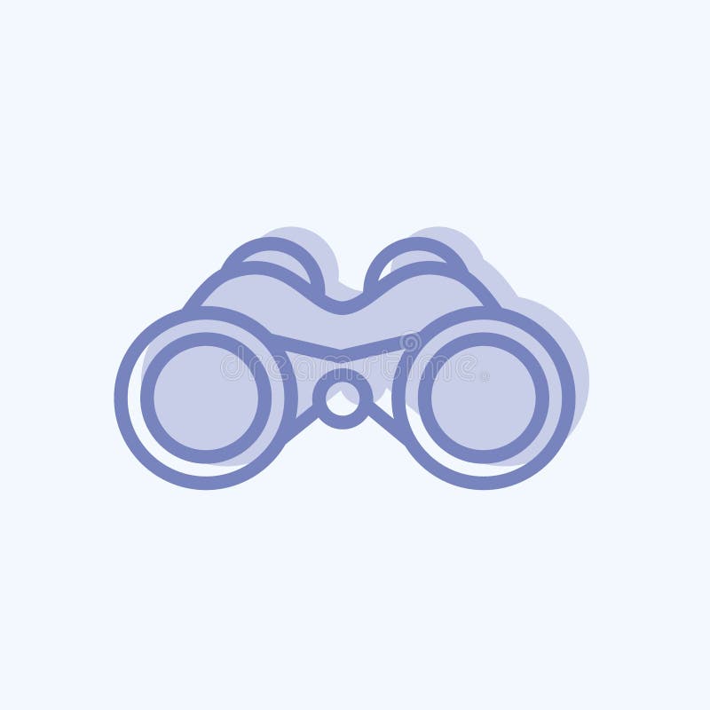 Explore Icon in Trendy Two Tone Style Isolated on Soft Blue Background ...