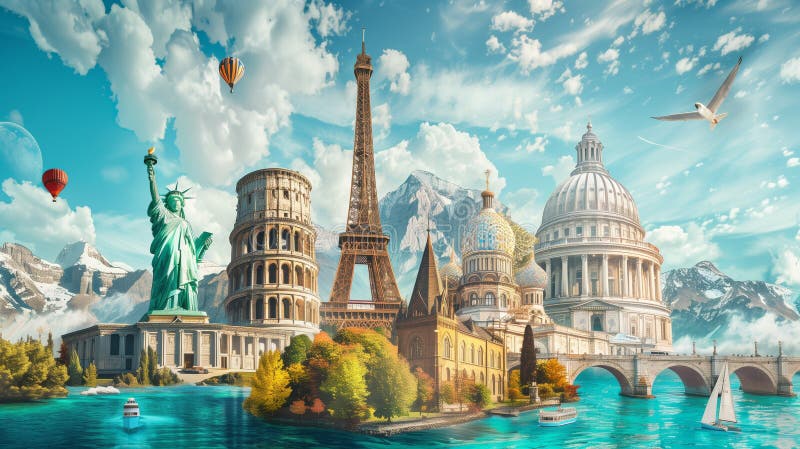 Explore Iconic Landmarks and Scenic Views through Travel and Adventure ...