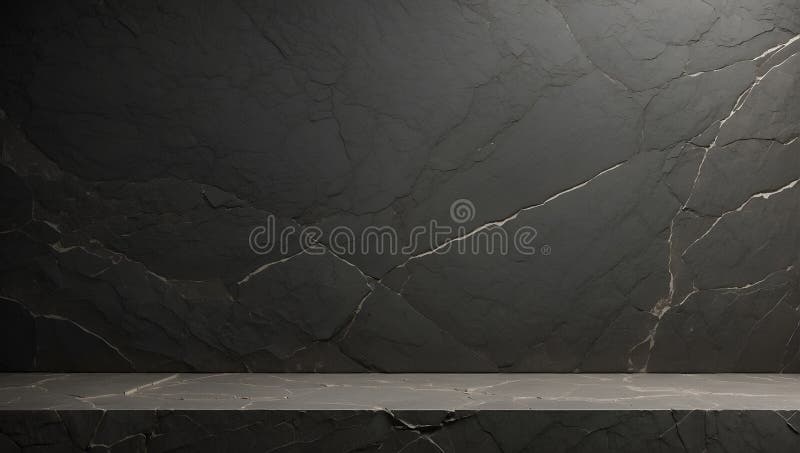 Infinite Abyss: Dark Limestone Seamless Palette. AI Generate Stock ...