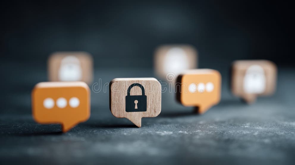 Explore Innovative Chat Bubbles Symbolizing Secure Communication and Privacy in Digital Spaces ...