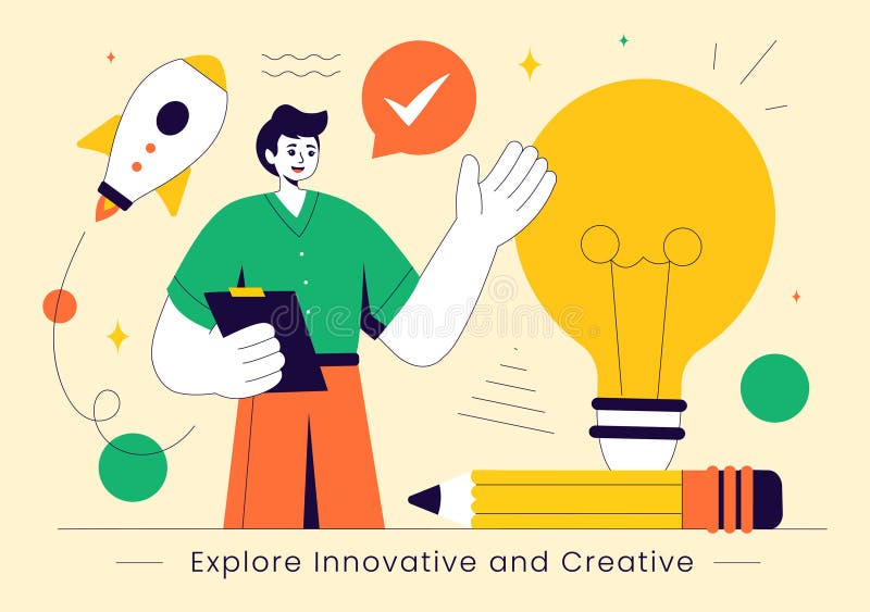 Explore an Innovative and Creative Vector Illustration Featuring a ...
