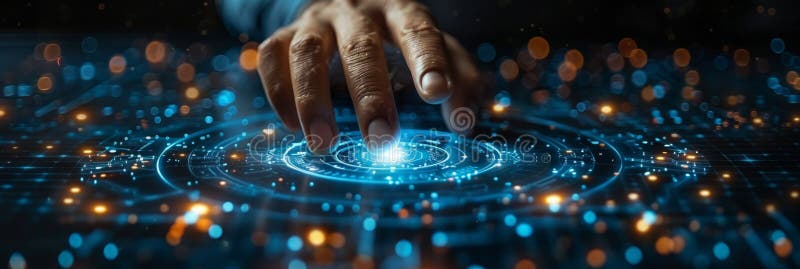 Explore Innovative Digital Technology Interface for Futuristic Hand ...