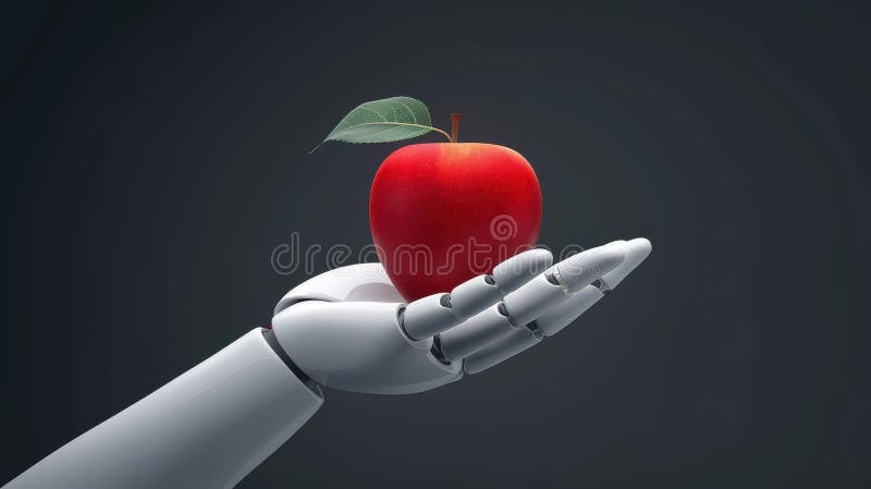 Explore the Innovative Future Concept of a Robotic Hand Holding a ...