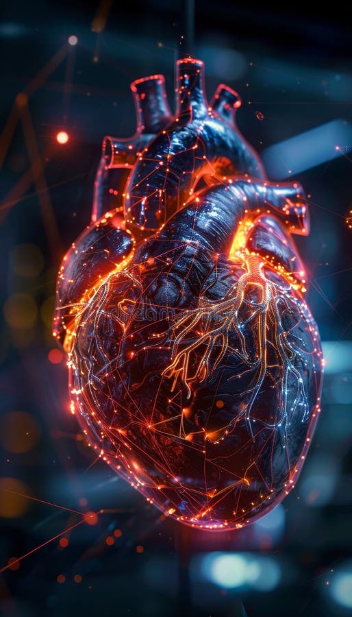 Explore Innovative Medical Diagnostics with a Glowing Anatomical Heart ...