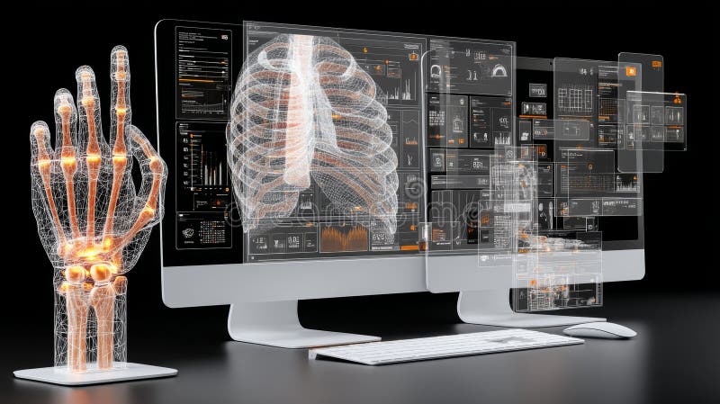 Advanced Touchless Desktop Setup with Reality Technology and Digital ...