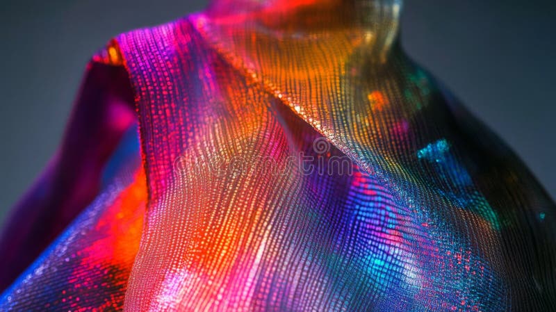 Smart Textiles with Nanocoatings that Change Color Dynamically Stock ...