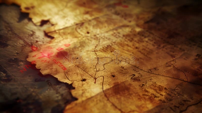 Explore an Interactive Map Displayed on a Table, Showcasing Intricate Details and Geographical ...