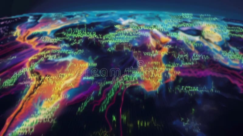 Explore an Interactive Map of the World Showcasing a Dynamic Range of ...