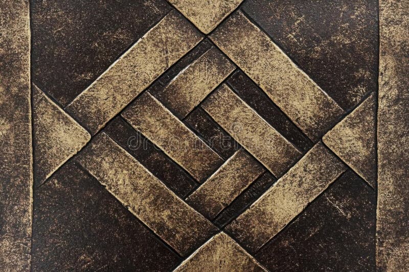 Explore Interwoven Texture with Geometric Design and a Metallic Finish ...