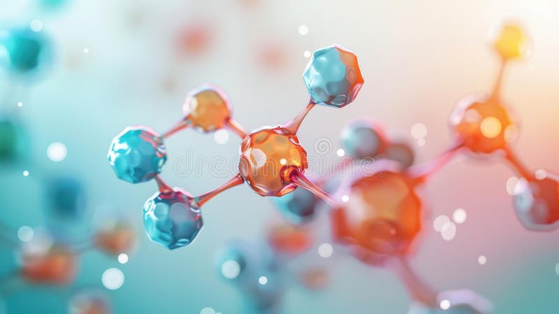 Explore the Intricacies of Science with Our Design Showcasing Molecular ...