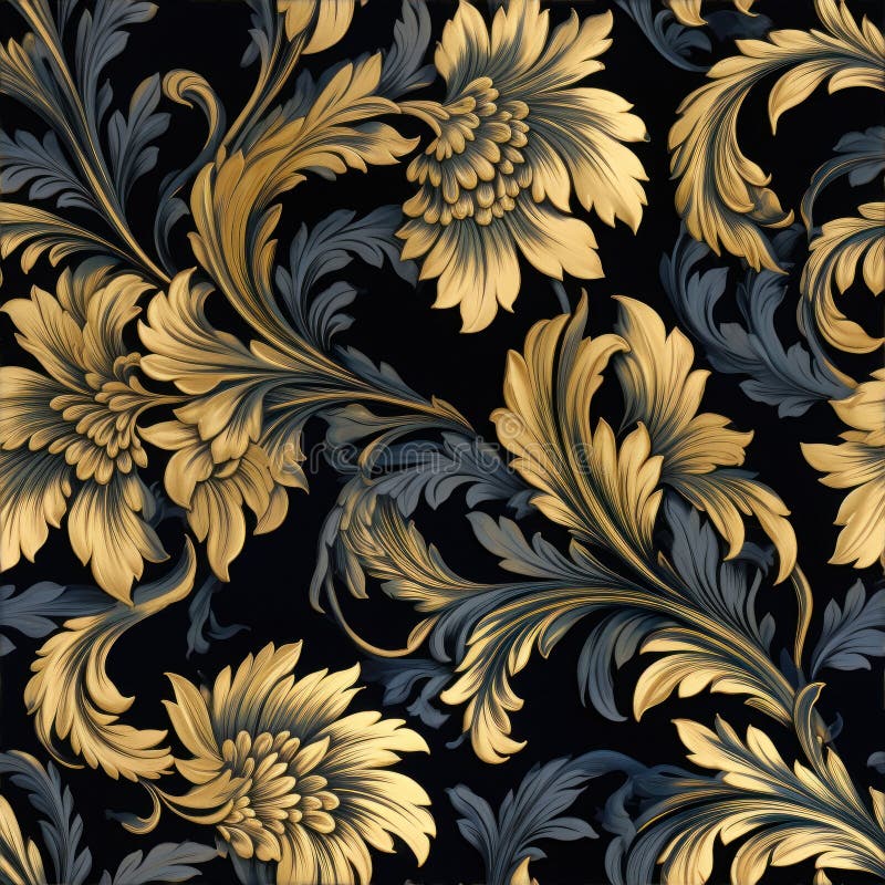 Explore the Intricate Beauty of Baroque Design AI Generated Stock ...