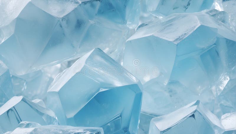 Arctic Frost Crystals Seamless Texture. AI Generate Stock Illustration ...