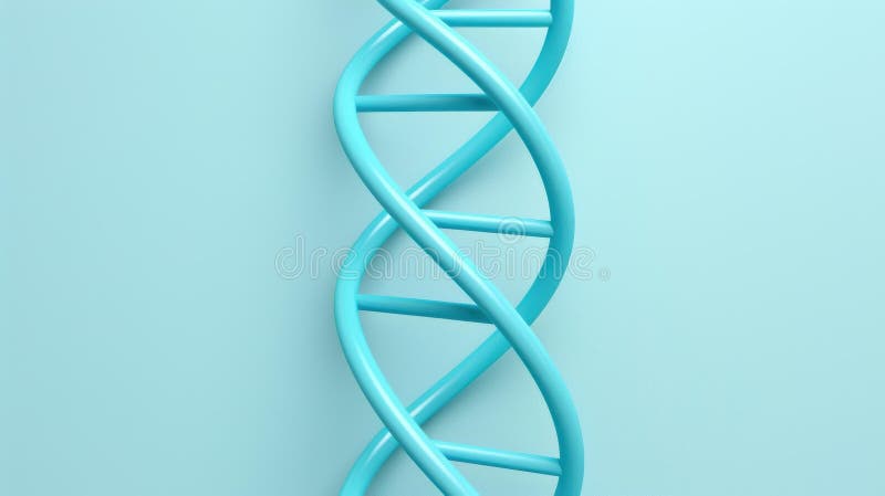 Explore the Intricate Blue Helix Human DNA Structure Illustrations ...