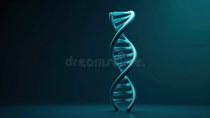 Explore the Intricate Blue Helix Human DNA Structure Illustrations ...