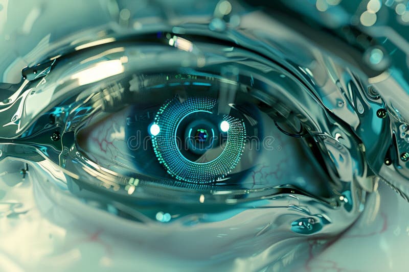 Peek into the Inner Workings of an Android, Cybernetic Macro Lens View ...