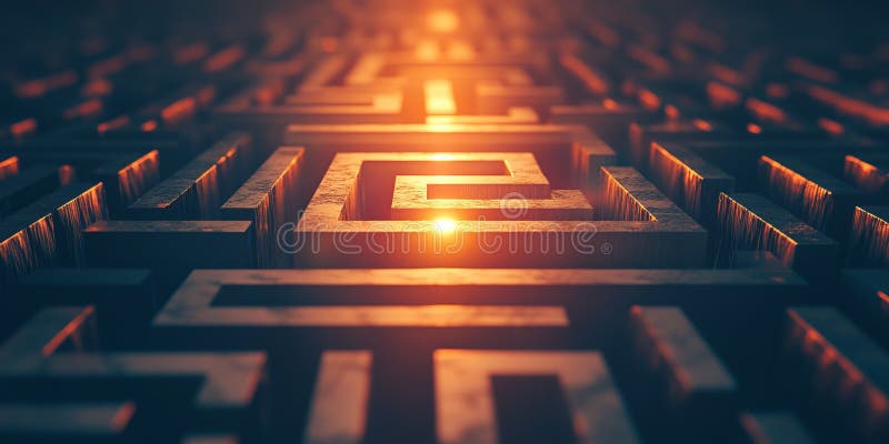 Explore the Intricate Depths of a Mysterious Maze with Dynamic Lighting ...