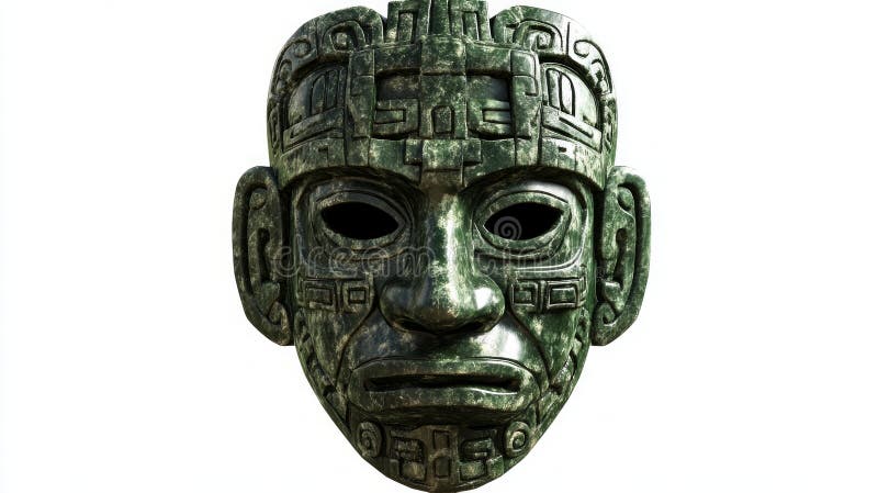 Explore the Intricate Details of this Ancient Mask. a Blend of Art and ...