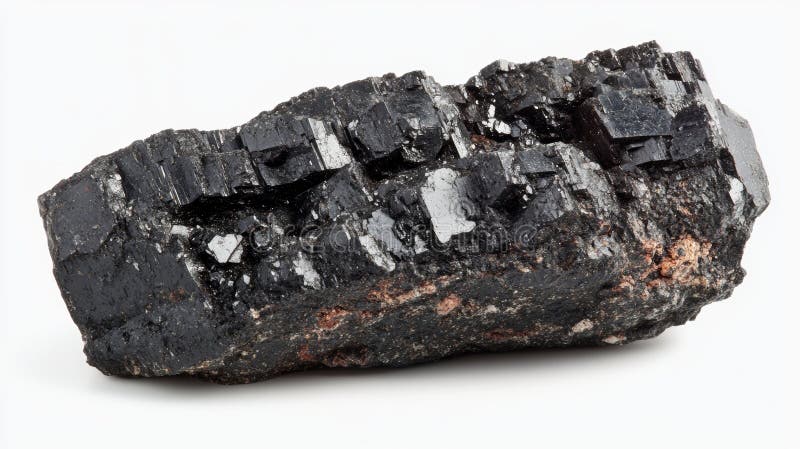 Basalt Rock Specimen Extrusive Igneous Formation Isolated on White ...