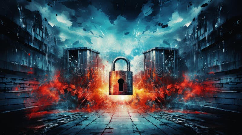 Explore the Intricate Details of a Digital Firewall with this High ...