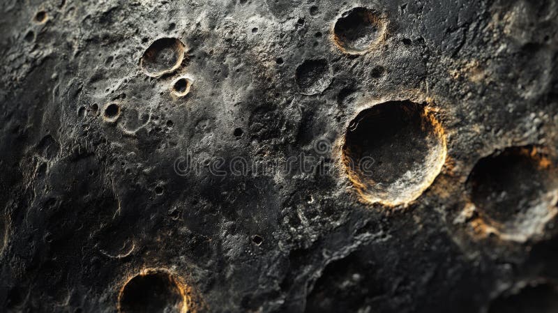 Detailed Surface of Moon Craters with Unique Etching Patterns Stock ...