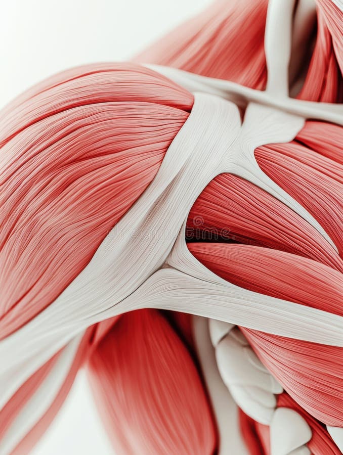 Explore the Intricate Details of a Red and White Muscle Structure ...