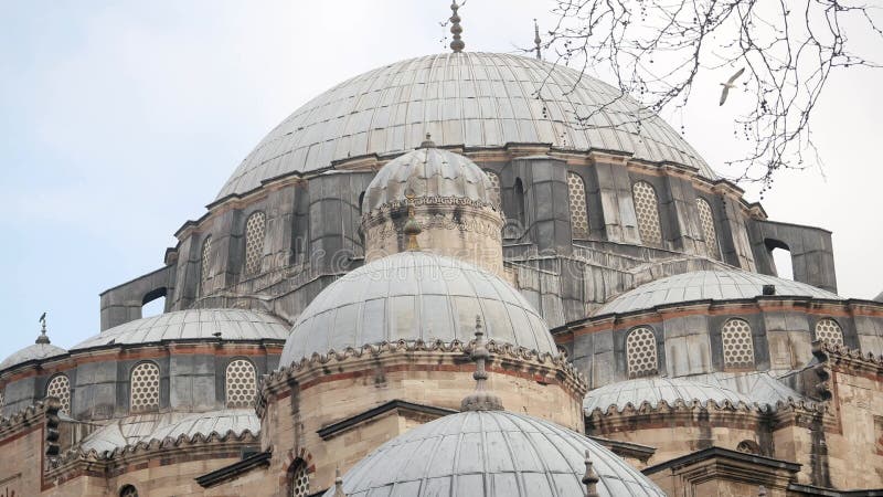 Historic Architectural Details of a Stunning Mosque in Istanbul Stock ...