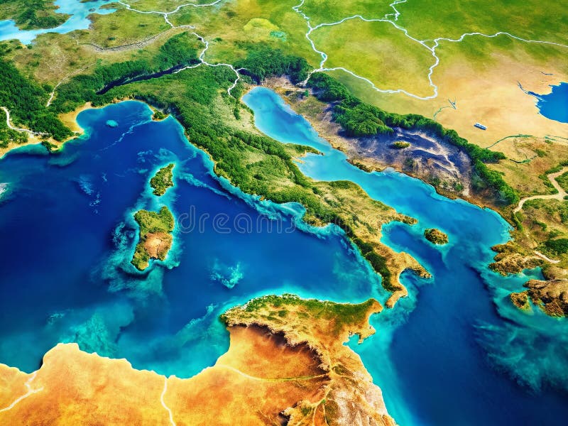 Comprehensive Black Sea Map Detailed Geography Coastal Regions ...