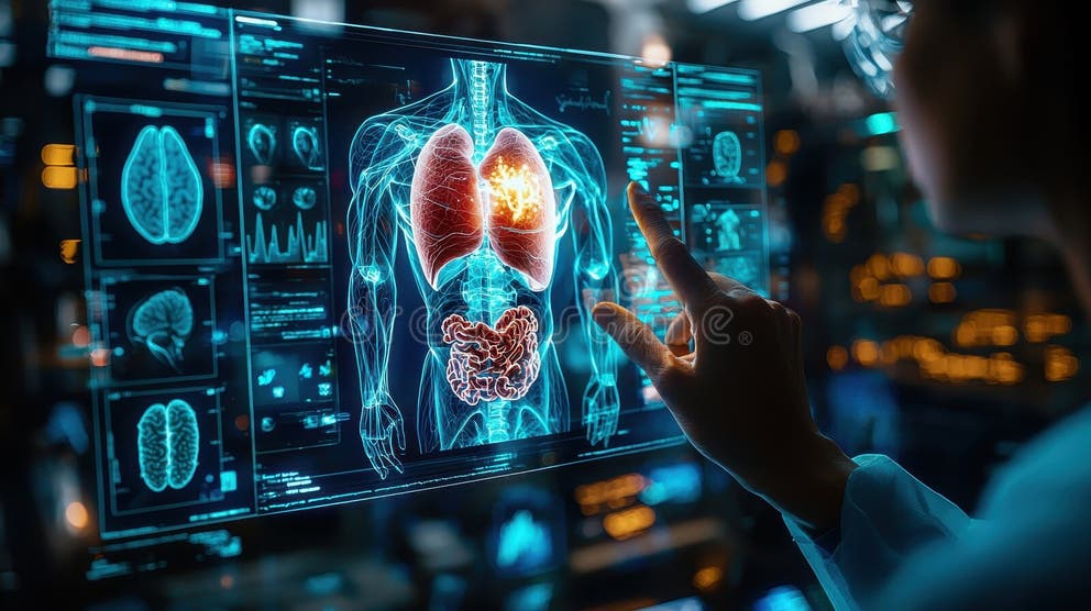 Medical Data Visualization Human Anatomy Insights Modern Laboratory ...