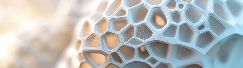 Intricate Scientific Structure with Lattice Design and Soft Colors ...