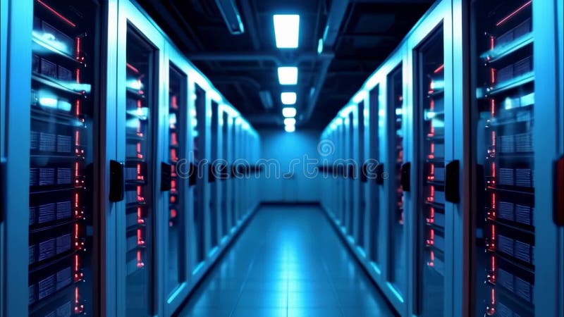 Perspective View of Futuristic Interface/Digital Screen Stock Video ...