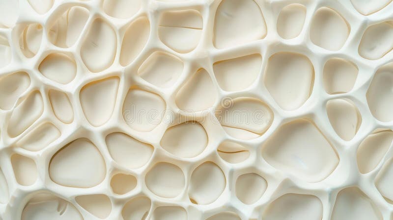 Explore the Intricate Macro Shot of Human Bone Structure, Showcasing ...