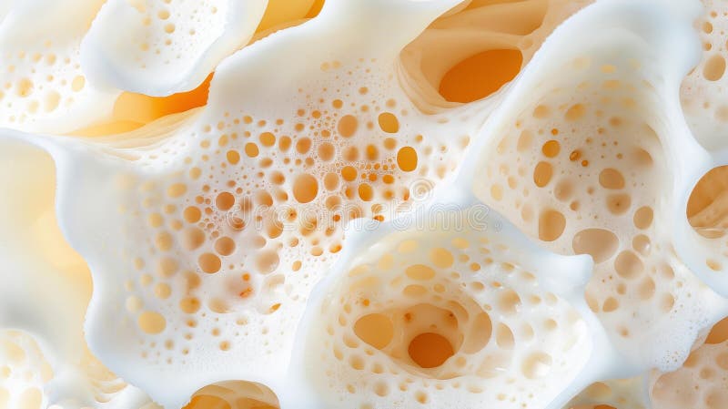 Explore the Intricate Macro Shot of Human Bone Structure, Showcasing ...