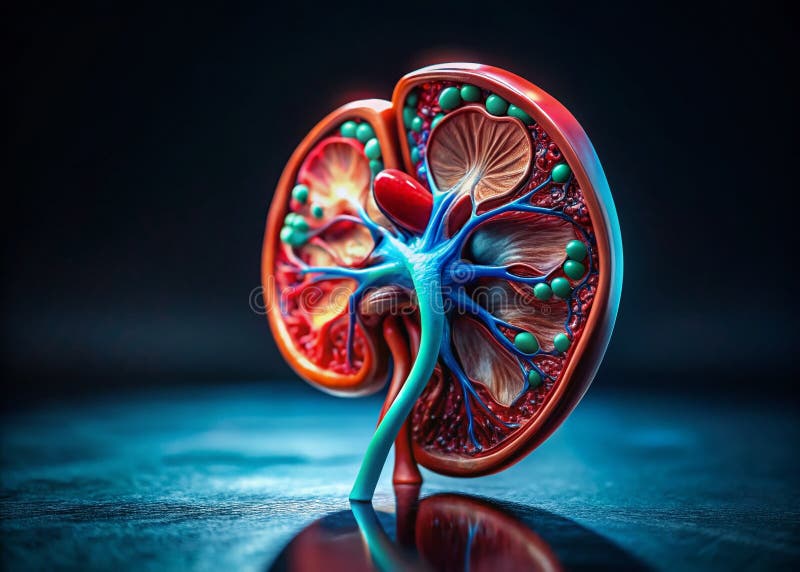 3D Visualization of Kidney Filtration a Detailed Look at Blood ...