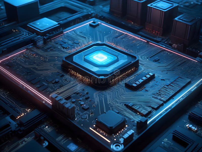 Navigating the Intersection of AI and Privacy Stock Illustration ...