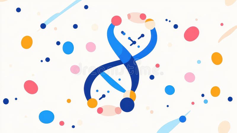 Explore the Intricate Structure of DNA with this Vibrant, Modern ...