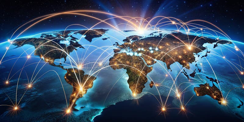 Unveiling the Global Air Network a Visual Exploration of Night Flight ...