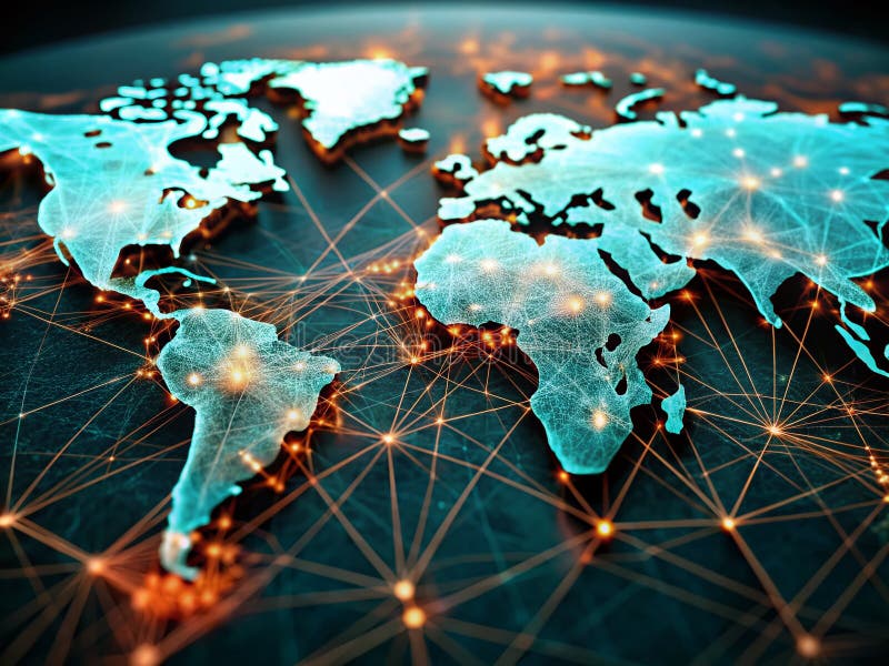 A Stunning TiltShift Visualization of the Global Network Unveiling ...