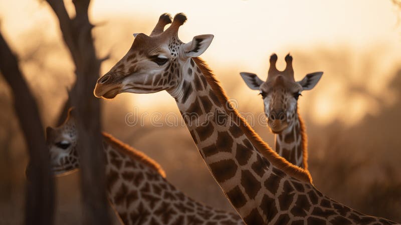 Explore the Intricate Tapestry of Life in the Giraffe Herd, As Multiple ...