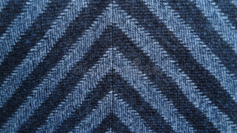 Blue Tweed Texture Lambswool Herringbone and Stripes Fabric Background ...