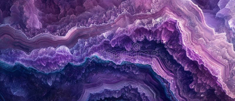 Explore the Intricate Texture and Deep Purple Hues of Natural Amethyst ...