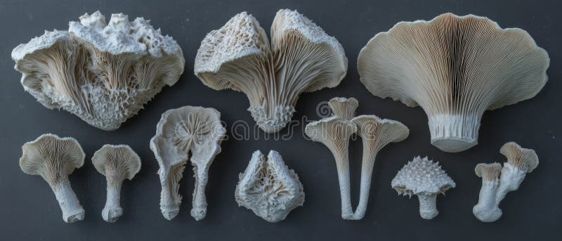 Explore the Intricate Texture of Mushroom Gills Showcasing Organic ...