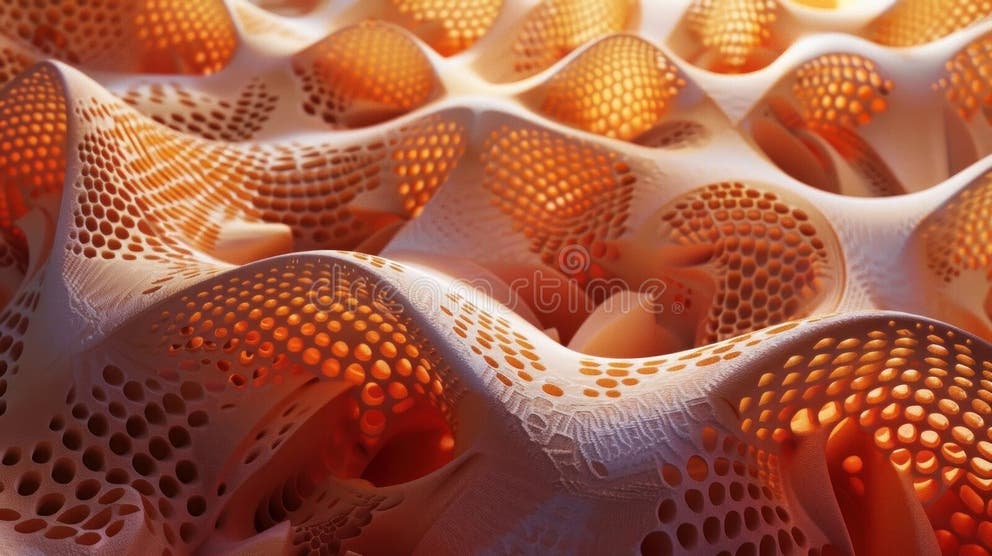 Explore Intricate, Warm-toned Patterns Forming an Abstract Landscape ...