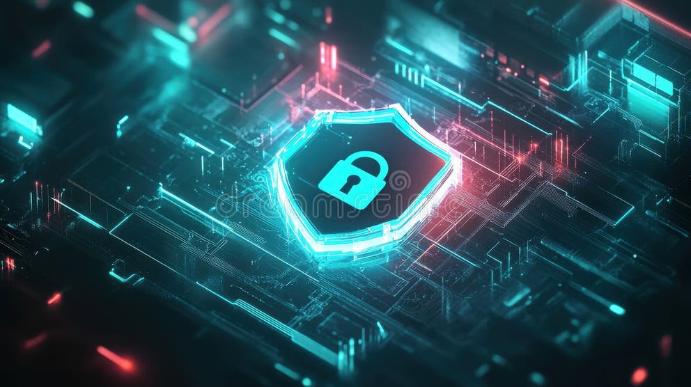 Cybersecurity Action Protecting Data with Advanced Technology Digital ...