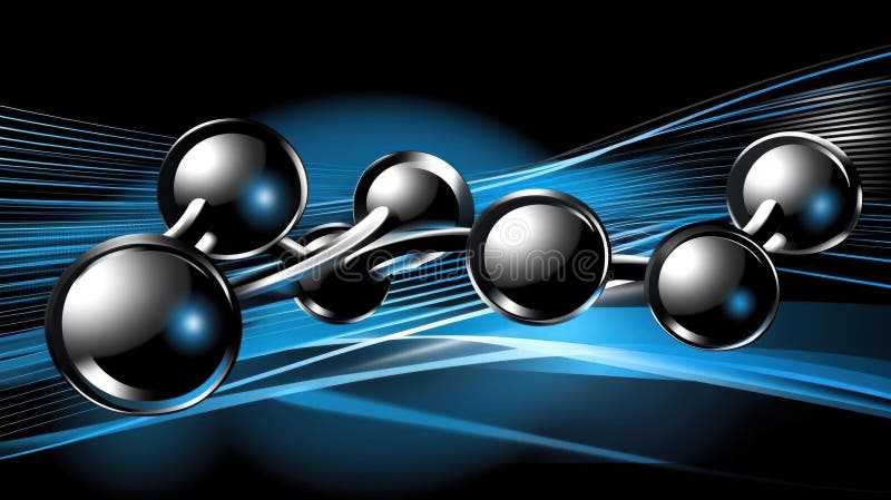 Explore the Intricate World of Molecular Structures. Close-up View on ...