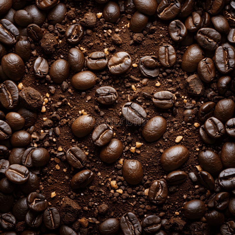 Cozy coffee backdrop. stock illustration. Illustration of earthy ...