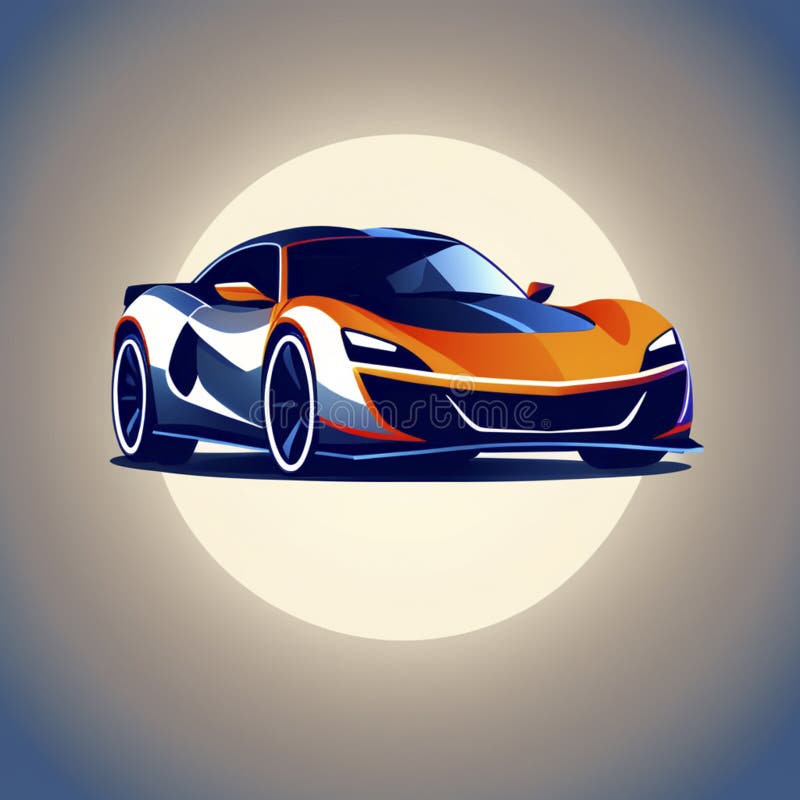 Car Illustration Cartoon stock illustration. Illustration of speed ...