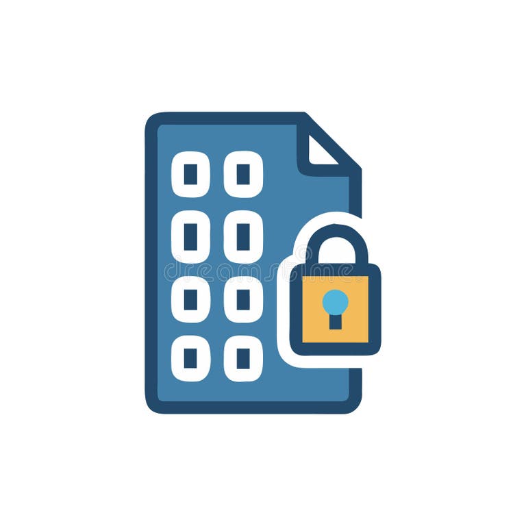 Key Features of Encryption Systems Stock Image - Illustration of system ...