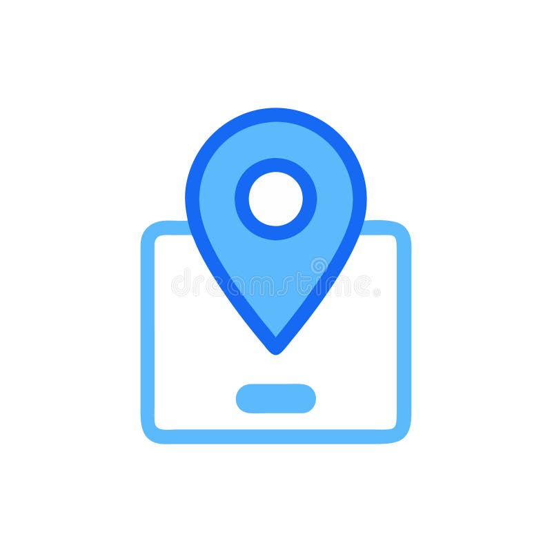 Key Features of Location Services Stock Illustration - Illustration of ...
