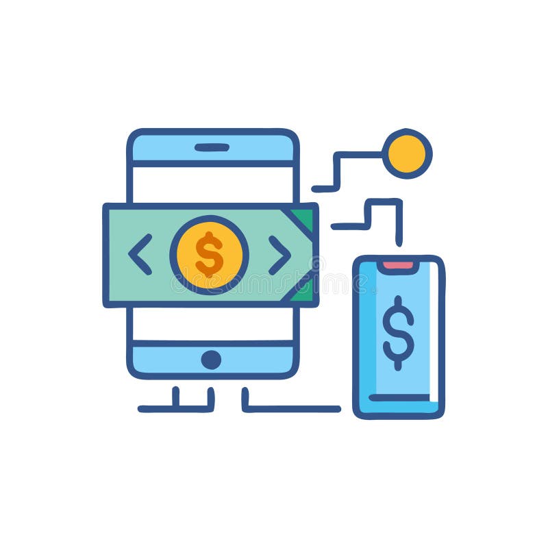 Key Features of Electronic Funds Transfer Stock Illustration ...