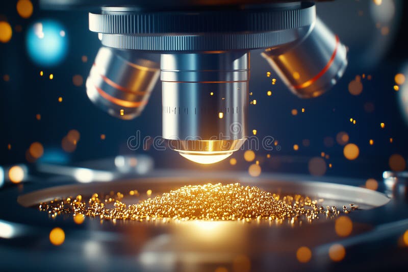 Explore a Lab Microscope Showcasing Illuminated Slides and Intricate ...